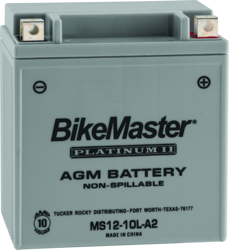 BikeMaster AGM Battery - MS12-10L-A2 – Speed Society Garage