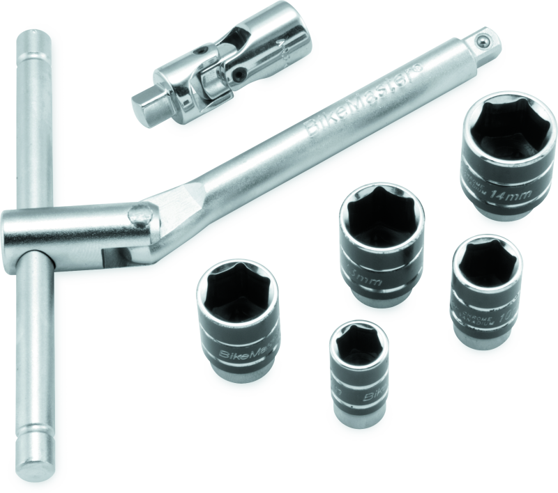 BikeMaster 1/4in Drive Compact Sliding and Folding T-Handle Set – Speed ...